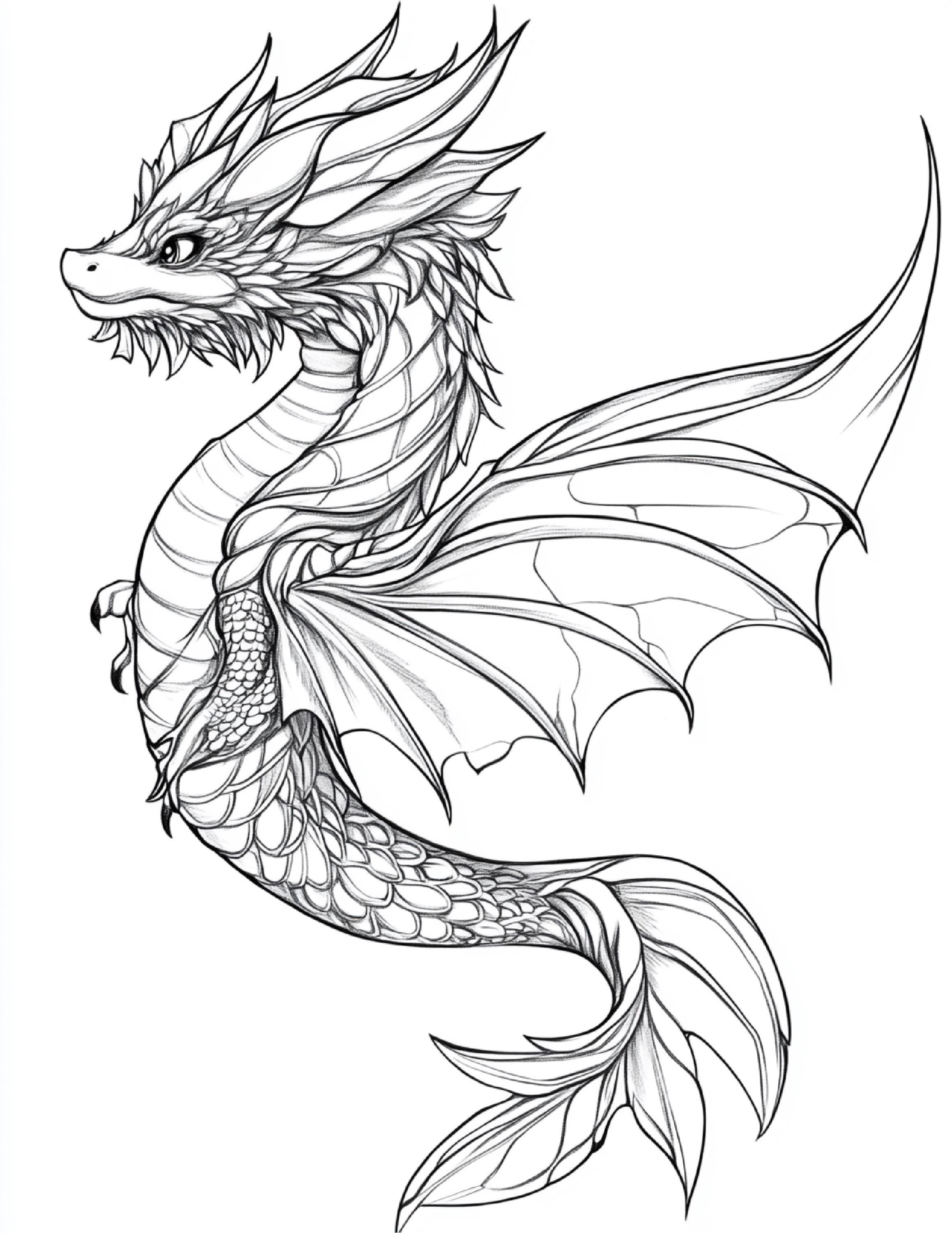 100 Animals and Mythical Creatures Coloring Pages PDF Vol 1 + 210 JPG ...