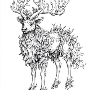 100 Animals & Mythical Creatures Coloring Pages | 250 JPG and PNG Files ...