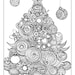 100 Woodland Christmas Tree Coloring Pages PDF + PNG Files | Digital ...