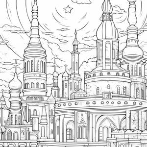Architectural Buildings Coloring Pages: 100 Designs + 160 Bonus Images ...