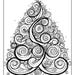 100 Woodland Christmas Tree Coloring Pages PDF + PNG Files | Digital ...