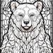 100 Stained Glass Animals Coloring Pages (PDF) - Etsy