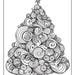 100 Woodland Christmas Tree Coloring Pages PDF + PNG Files | Digital ...