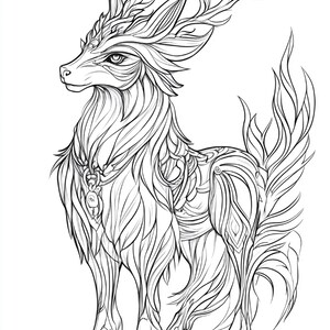 Mythical Creatures Clipart Bundle: Fantasy Animal PNG & JPG Files (PDF ...