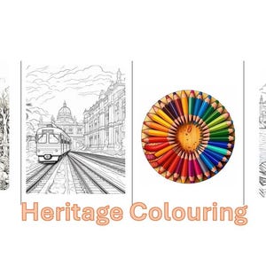 100 Travel Themed PDF Coloring Pages + 120 Bonus Pictures and JPG Links ...