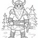 Set of 122 Viking Coloring Pages - Nordic Warriors, Ships, and More ...