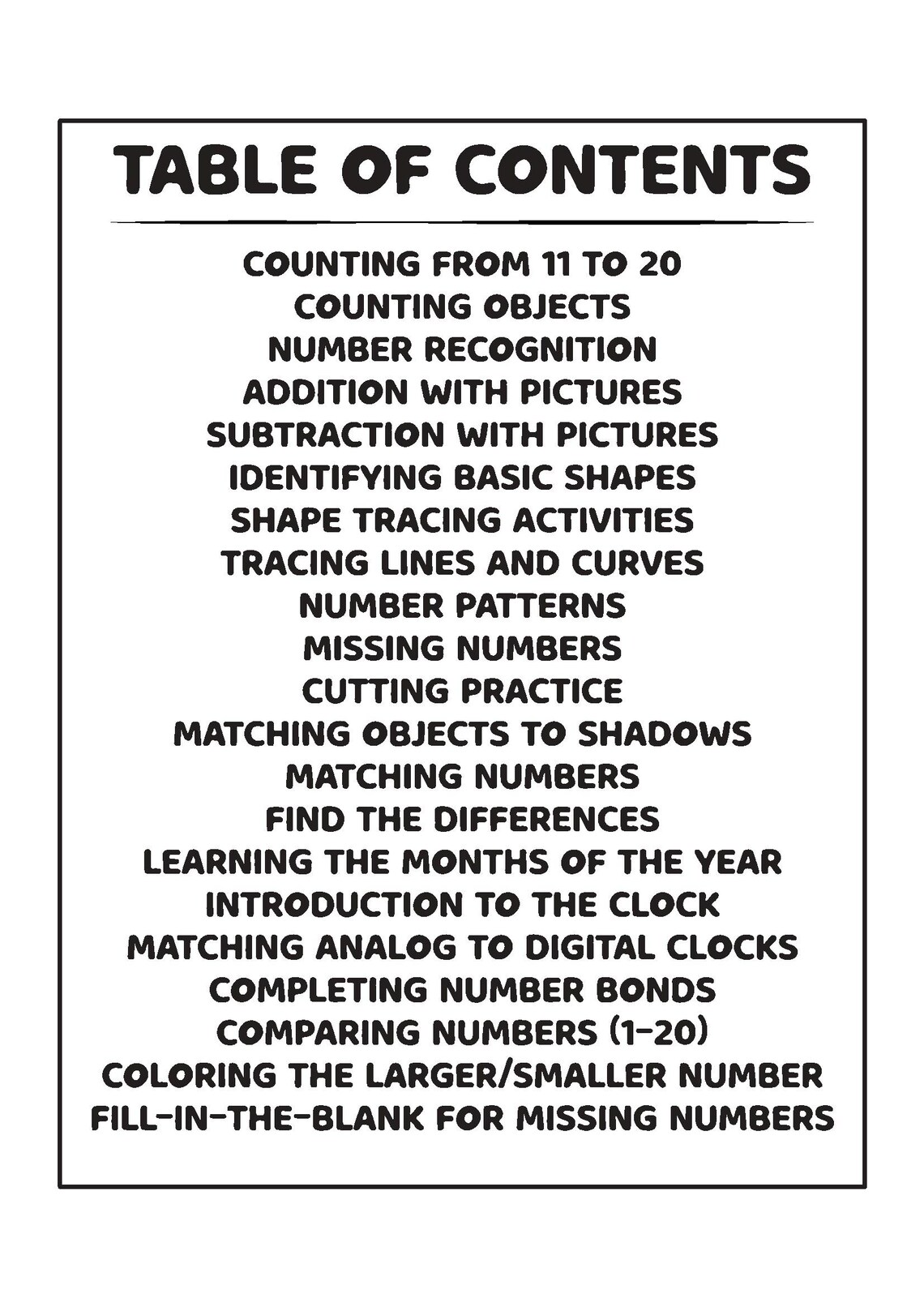 150 Pages PDF Preschool & Kindergarten Math Workbook – Fun Early ...