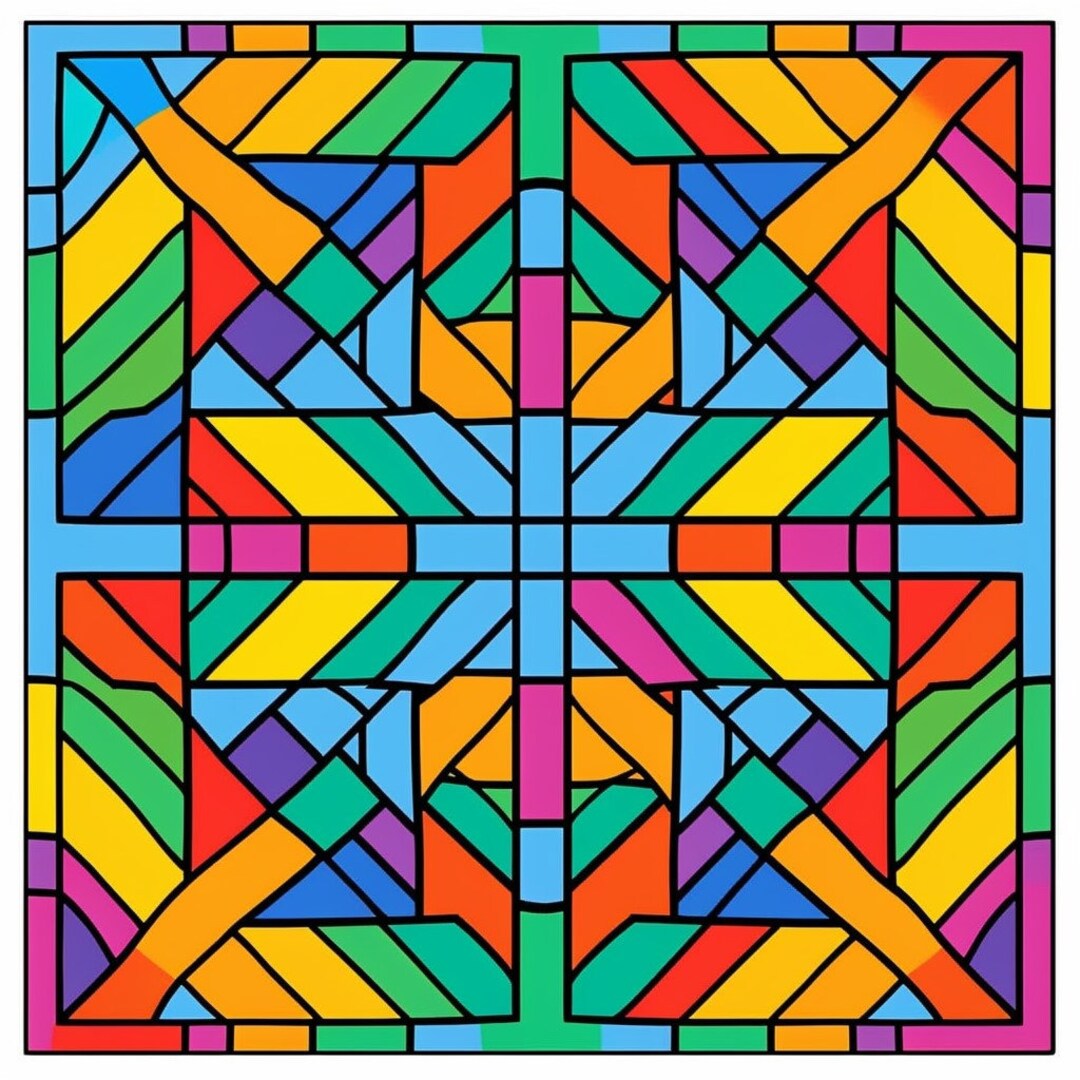 150 Intricate Geometric Coloring Pages for Adults PDF - Etsy