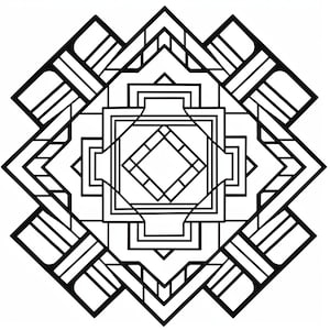 150 Intricate Geometric Coloring Pages for Adults - PDF Download - Etsy