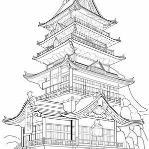 Japanese & Chinese Building Illustrations: 100 Ancient Architecture ...