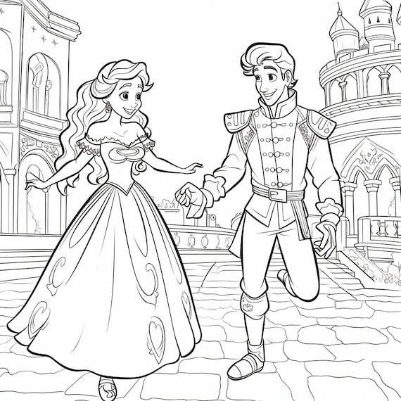 Prince Eric Coloring Pages