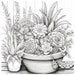 108 Pages of Botanical Bliss (part 1) - Printable PDF Coloring Pages - Etsy