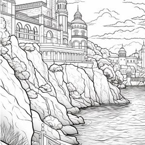 100 Travel Themed PDF Coloring Pages + 120 Bonus Pictures and JPG Links ...