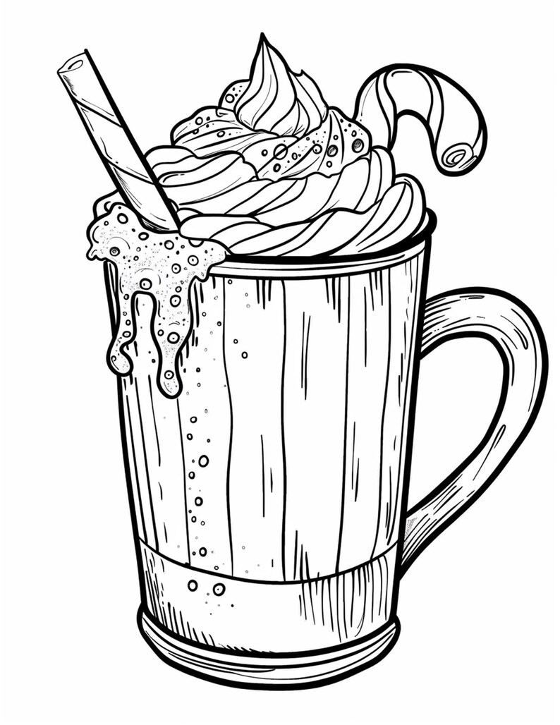 140 Winter Coloring Pages | PDF With Instant Download + JPG & PNG Files ...