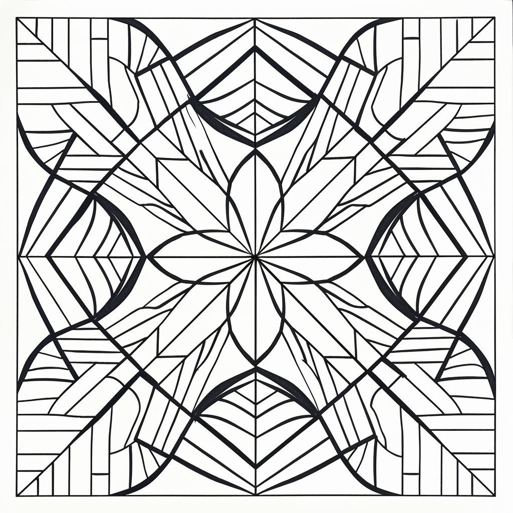 150 Intricate Geometric Coloring Pages for Adults - PDF Download - Etsy