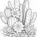100 Cactus Flower Coloring Pages | PDF Download With Bonus JPG Images ...