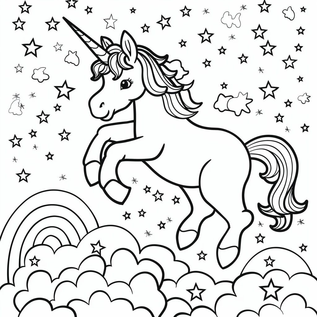 Enchanted Unicorn Wonderland: 154 Perfect Coloring Pages for Girls ...