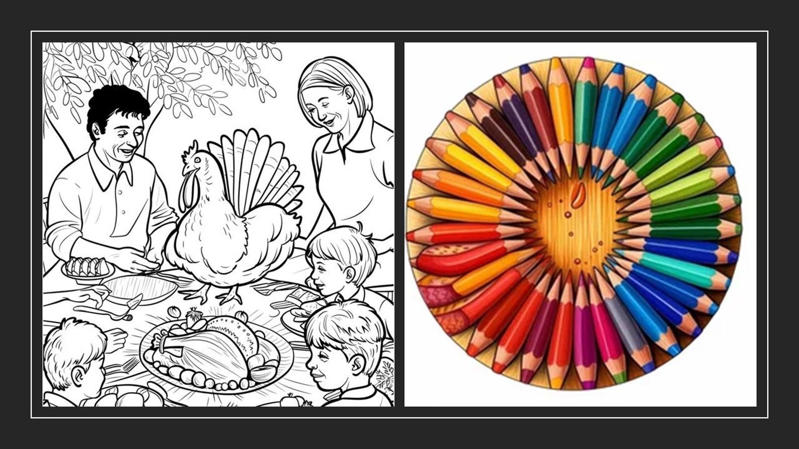 Thanksgiving Coloring Book PDF – 110 Pages + Downloadable PNG & JPG ...