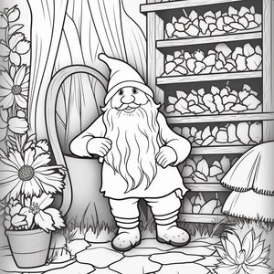 Five Great Gnomes to Color - Etsy Canada