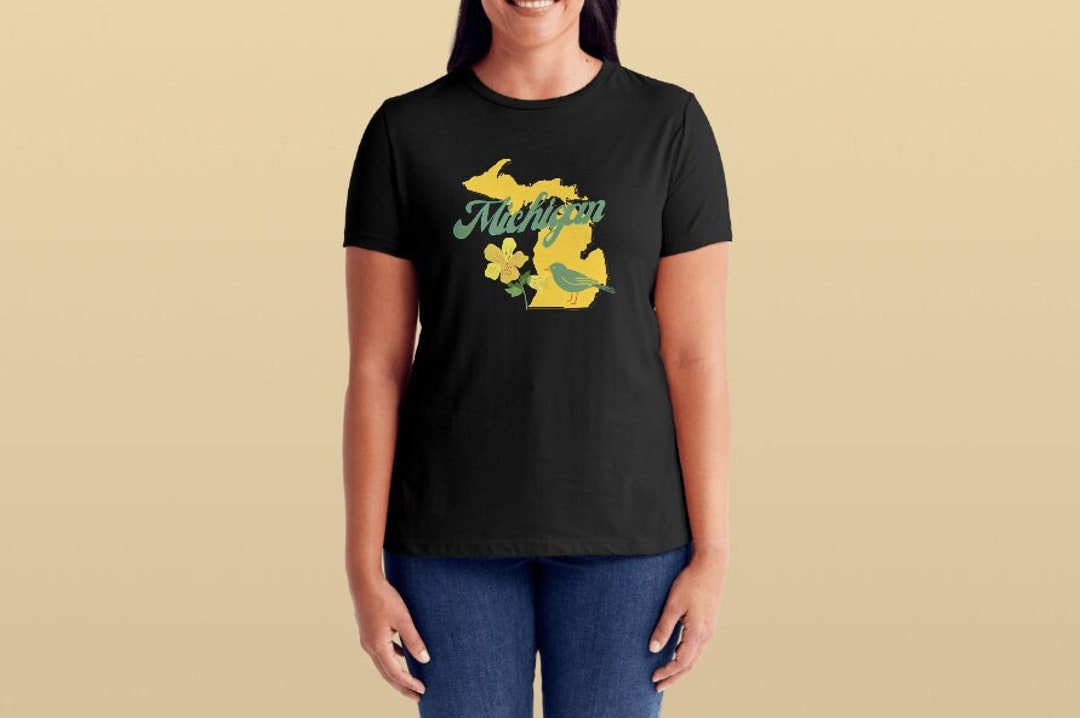 I Love Michigan T-shirt - Etsy