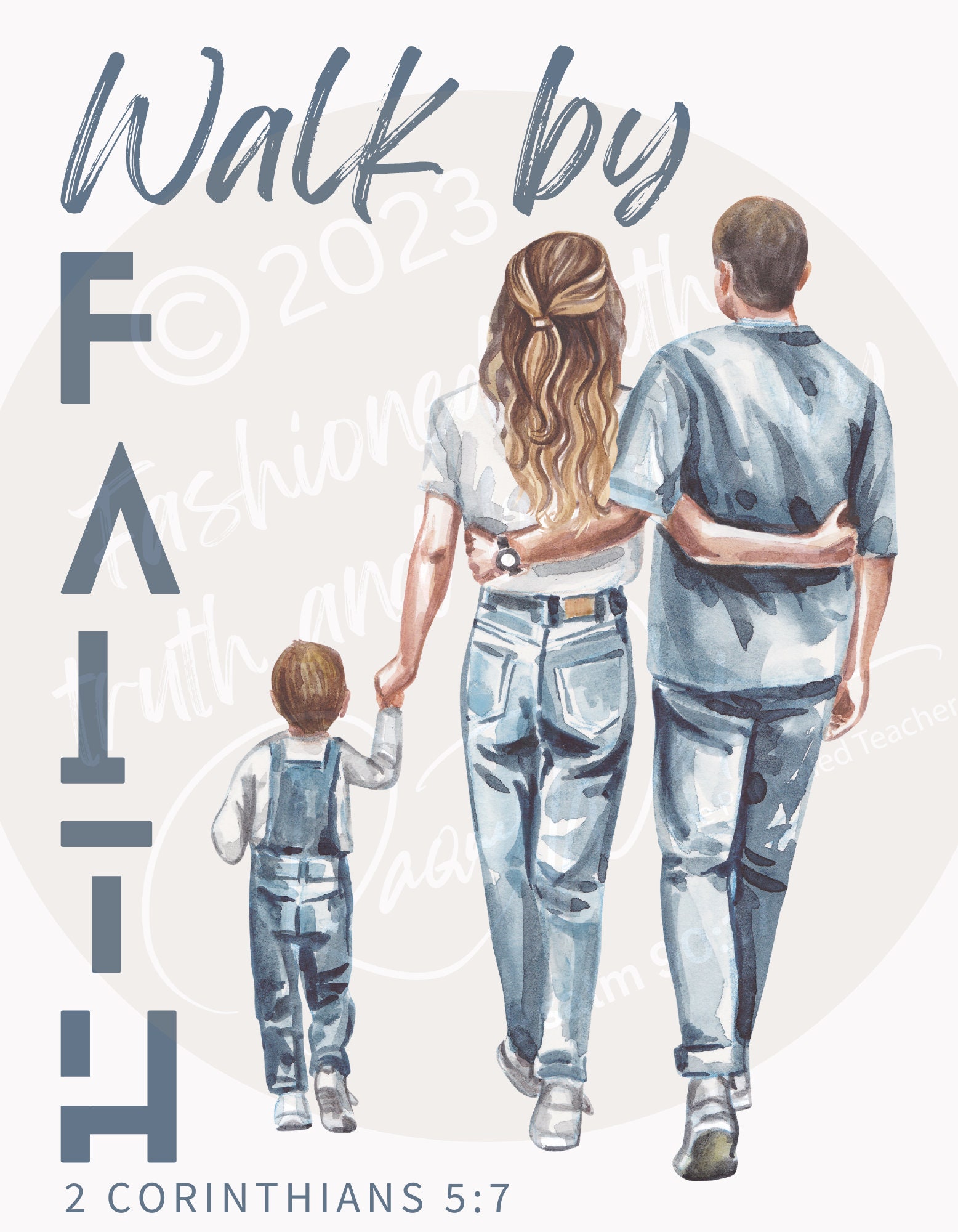 Family Values Posters, Christian Family Wall Art Set of 4, Bible Verse ...