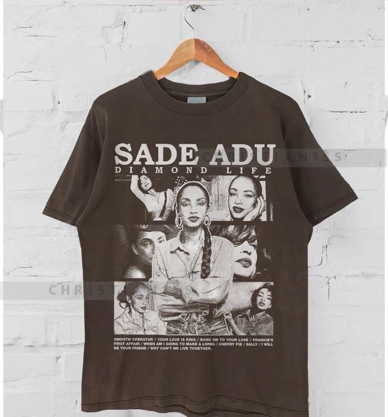 Sade Adu Music Shirt, Sade Adu Concert Tour Graphic Shirt, Vintage Sade ...