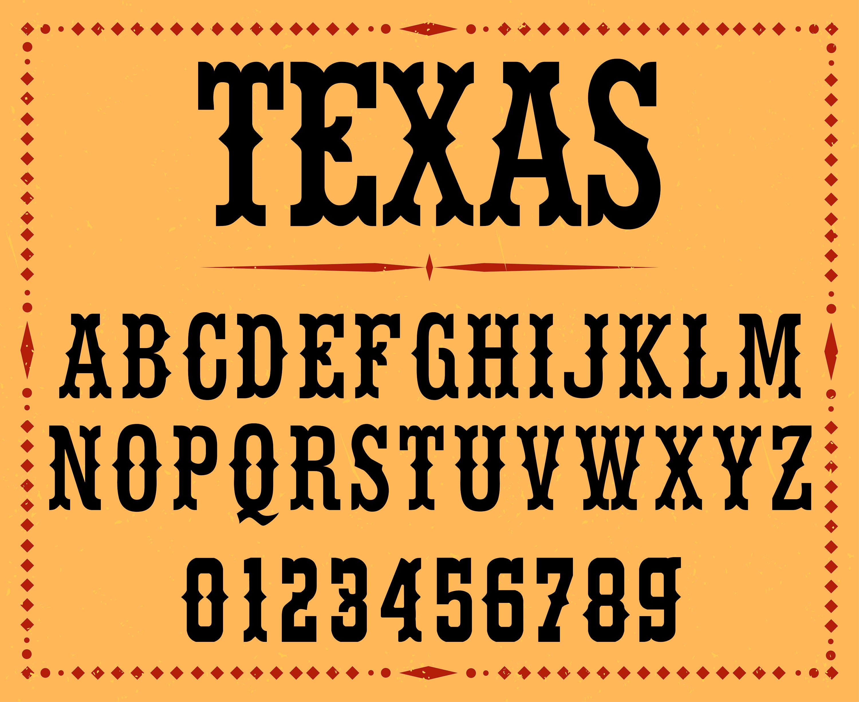 Western Font Wild West Font Old West Font Western Font Styles Cowboy ...