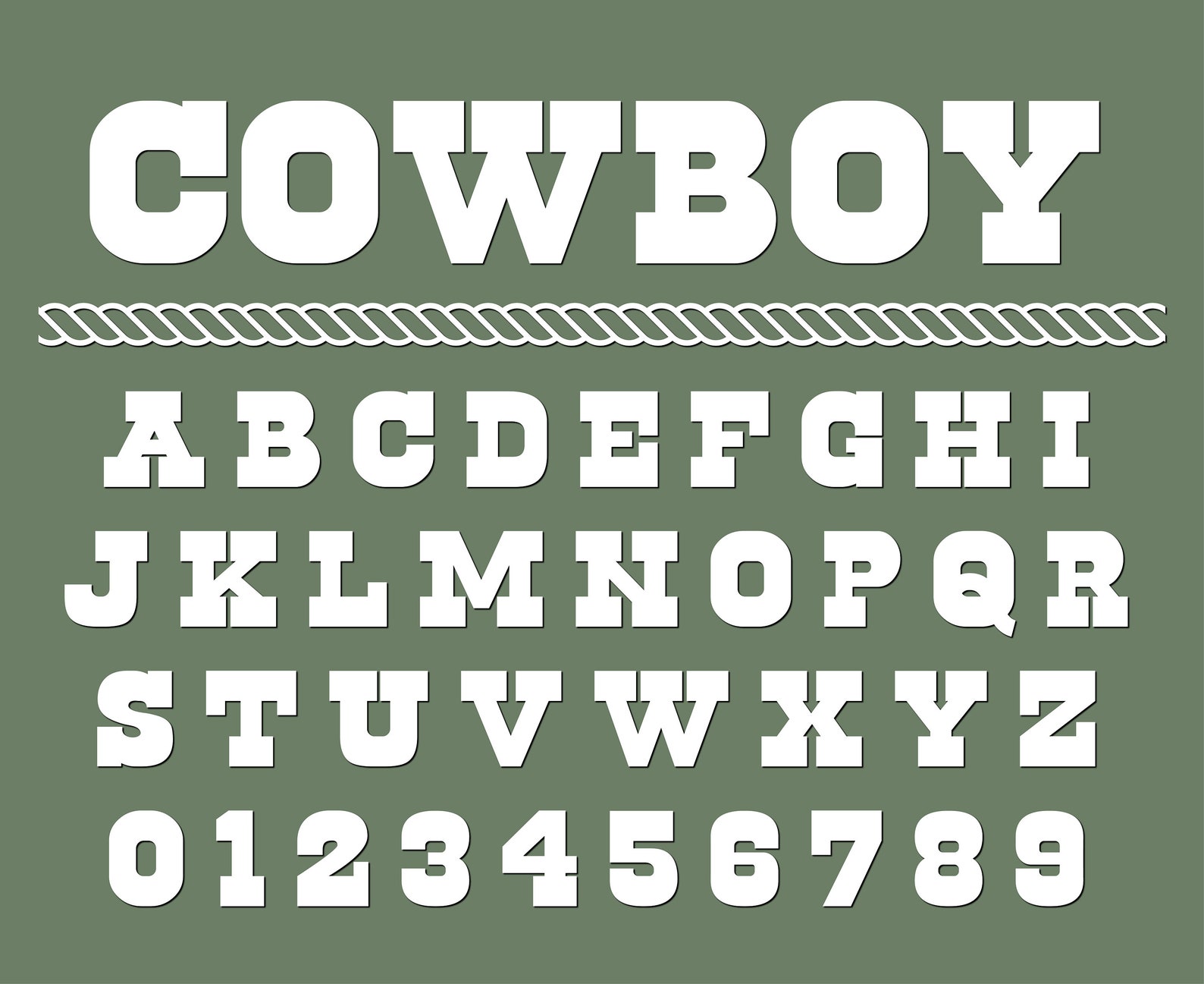 Cowboy Fonts Western Font Wild West Font Old West Font Western Font ...