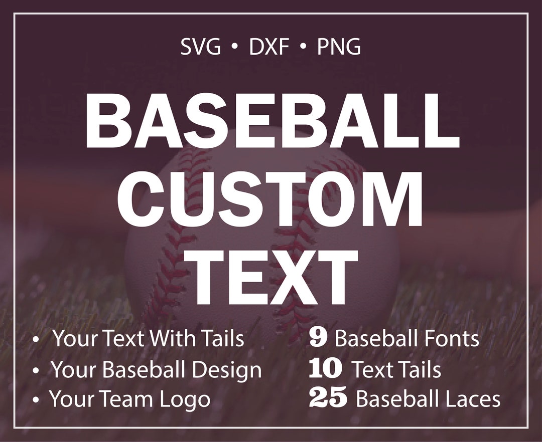 Custom Order Svg Baseball Custom Order Svg Convert Image to Vector ...