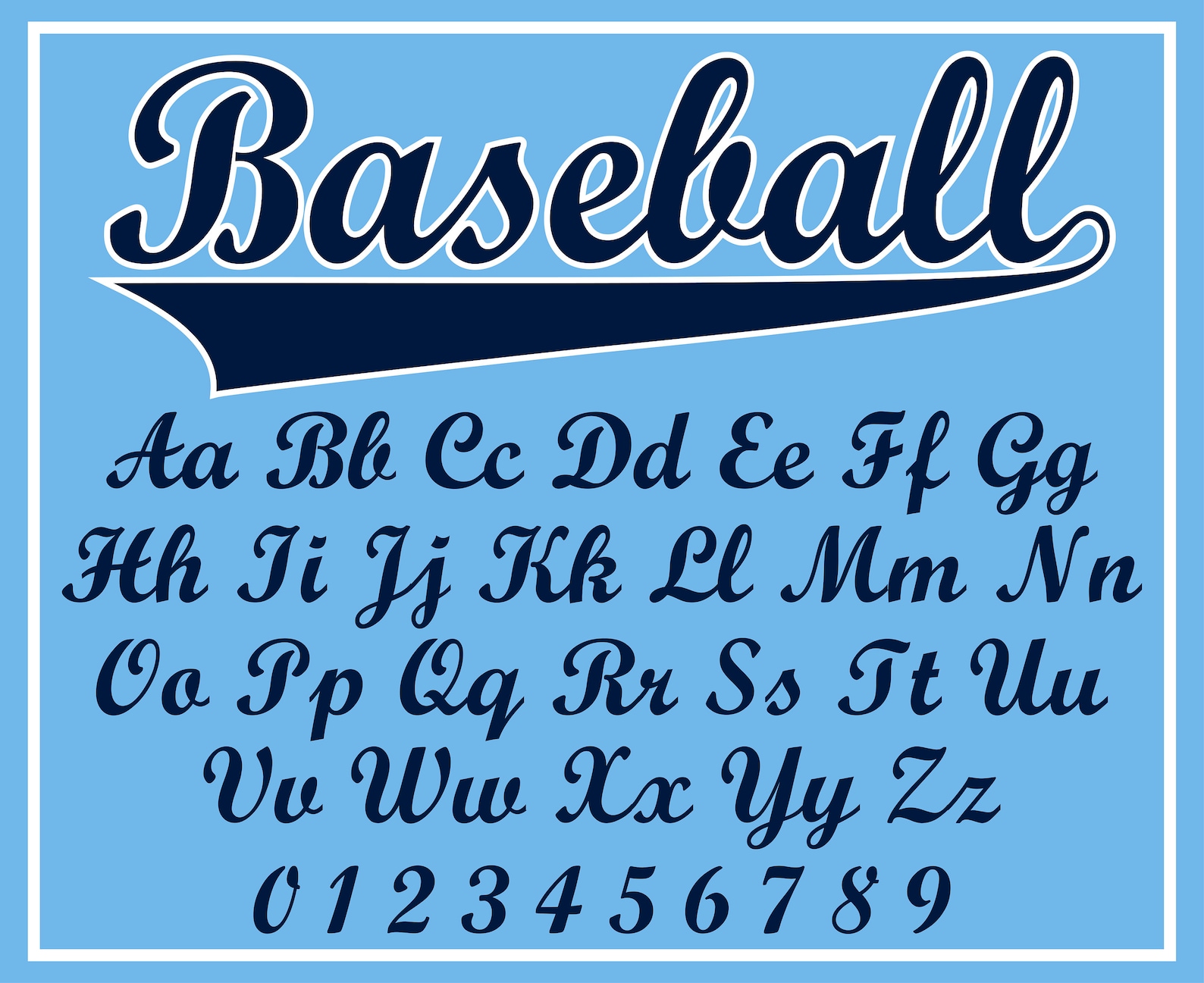 Baseball Font Ttf Baseball Font Svg Baseball Font With Tails Baseball ...