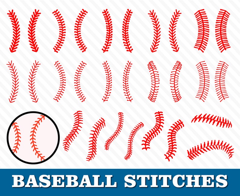 Baseball Stitches Svg Curved Baseball Stitches Svg Baseball Laces Svg ...