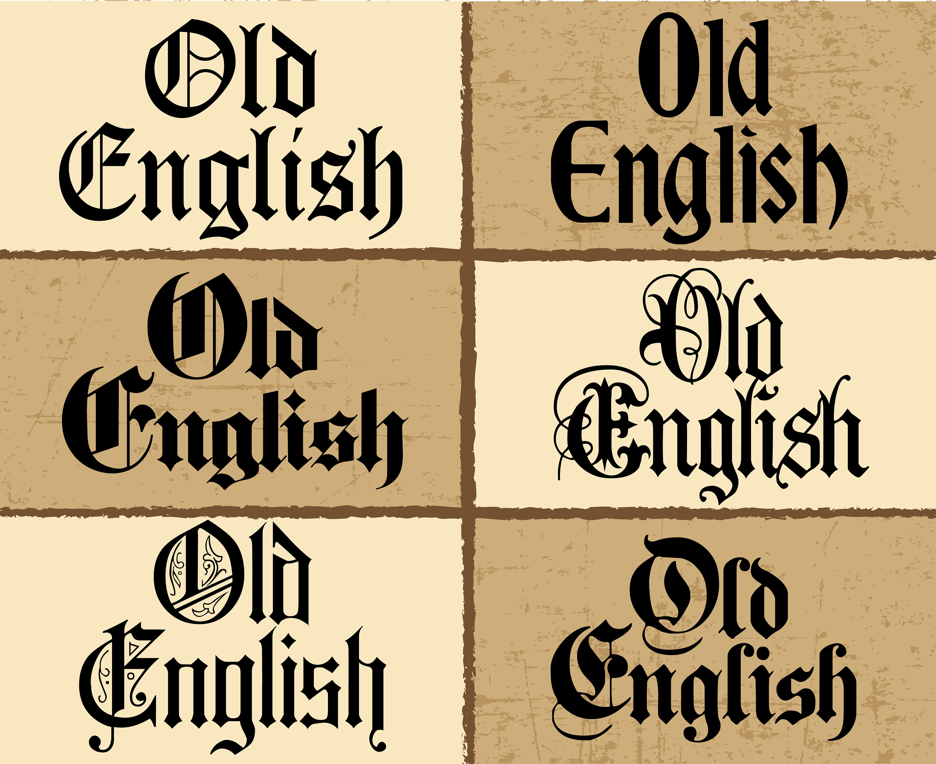 Old English Font Celtic Font Gaelic Font Old English Style Font Old ...