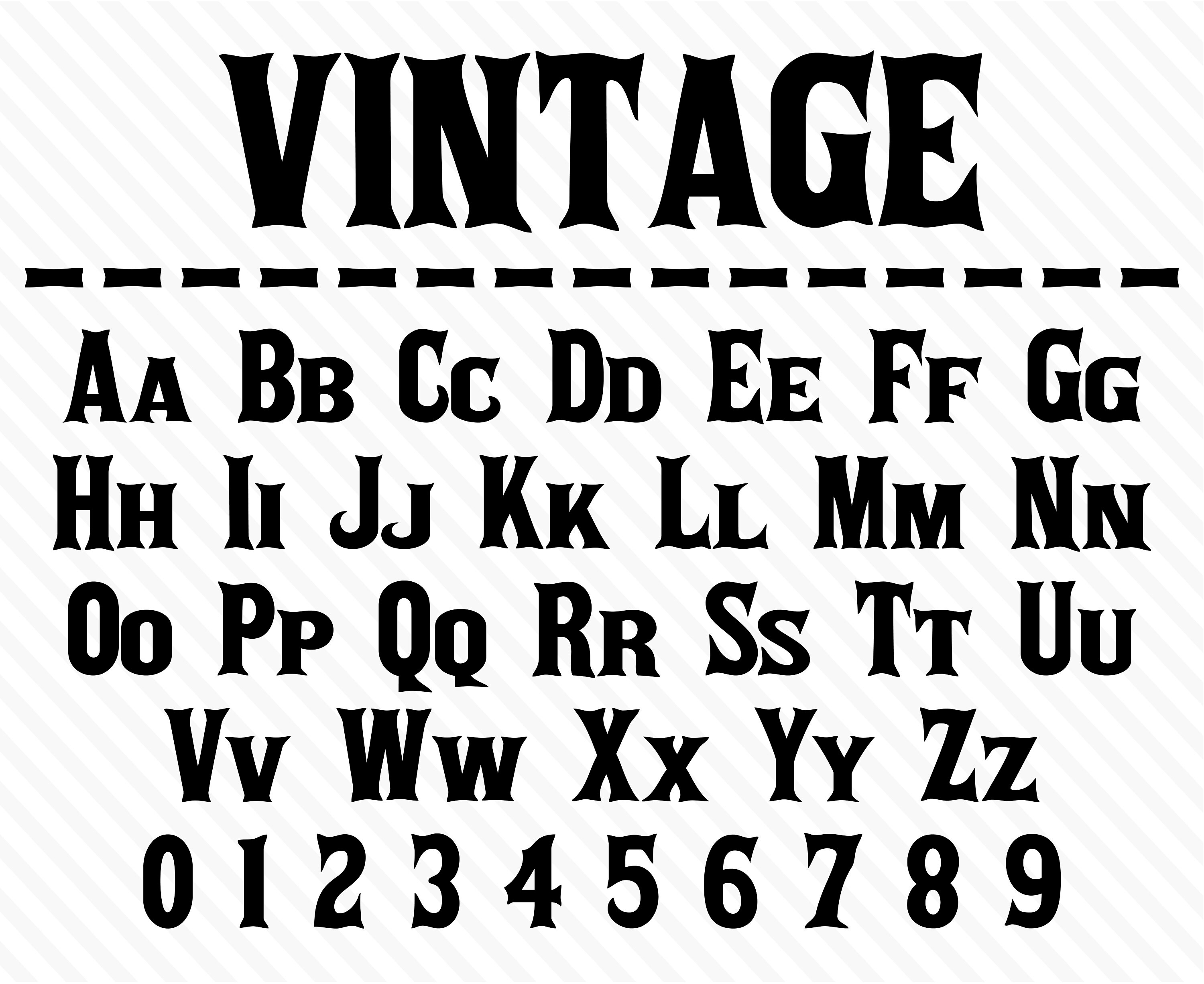 Western Font Wild West Font Old West Font Vintage Font Styles Cowboy