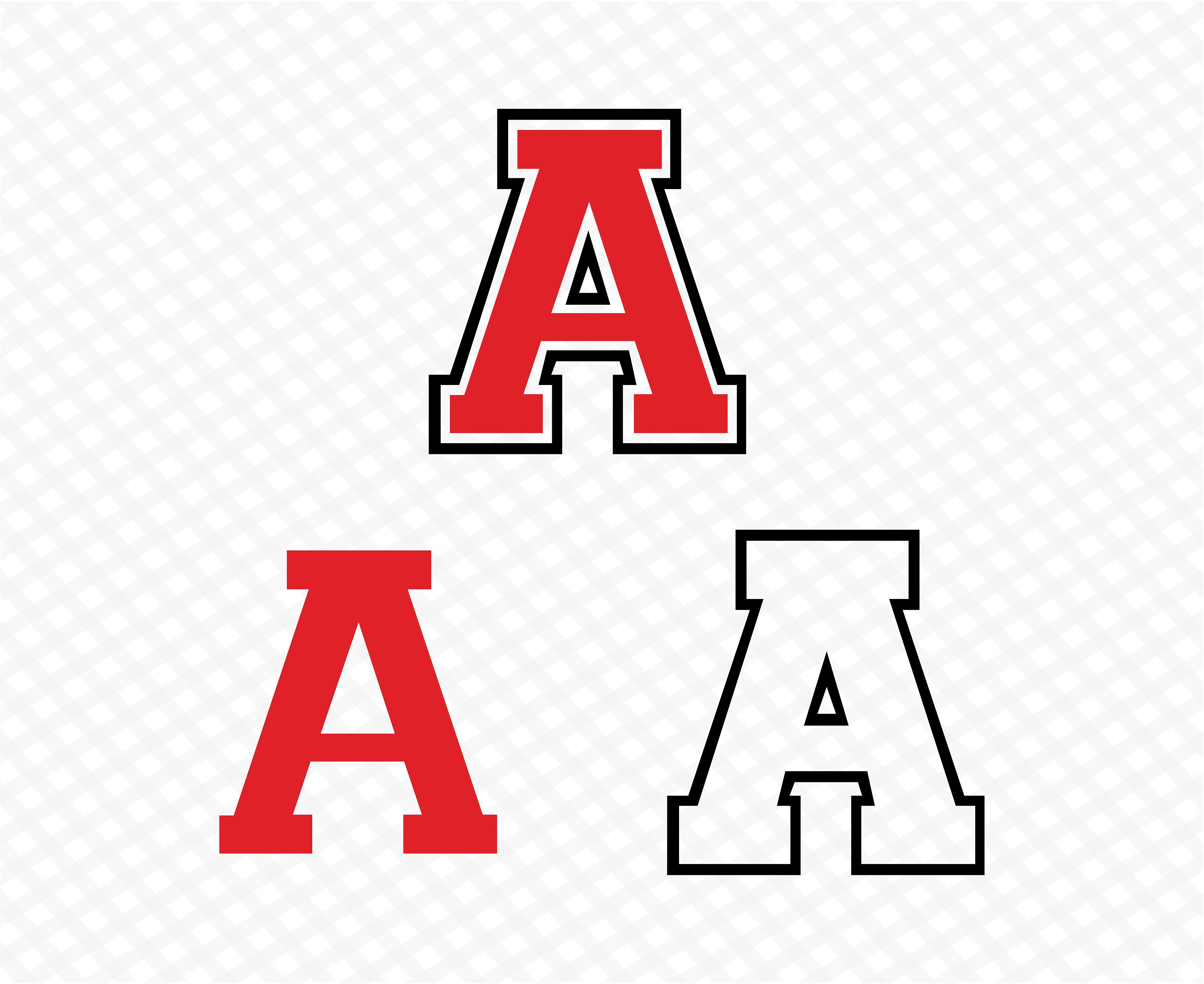 Varsity Font College Font Sport Font Bold Font Baseball Font Soccer ...