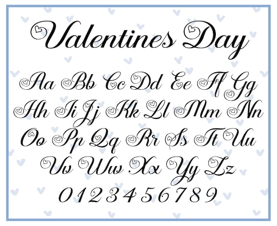 Love Heart Fonts