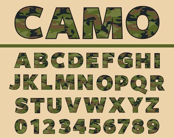 Military Alphabet Army Alphabet Military Letters (Download Now) - Etsy