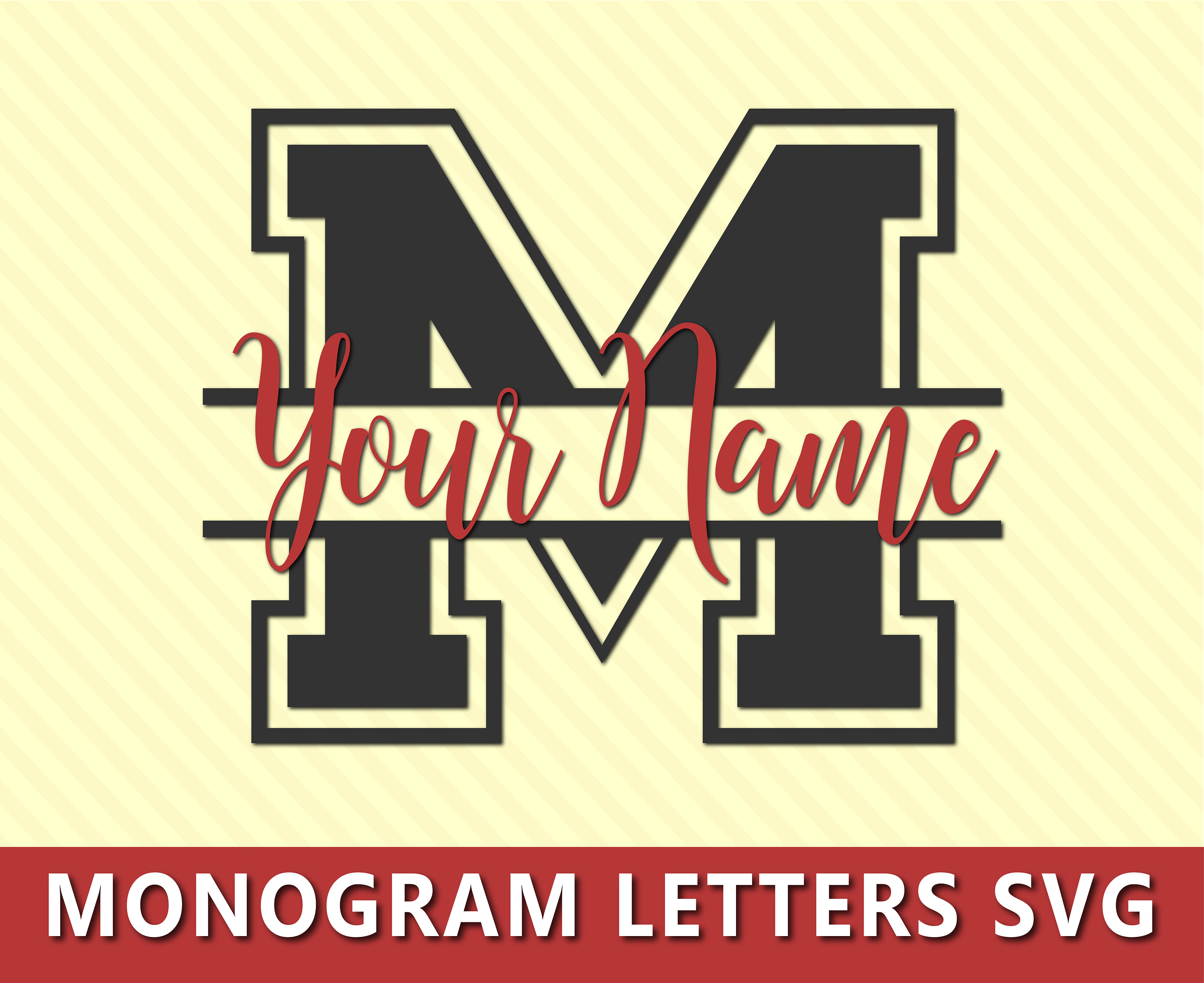 Monogram Letters Svg Split Monogram Svg Monogram Alphabet Svg - Etsy ...