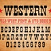 Western Font Wild West Font Old West Font Western Font Styles Cowboy ...