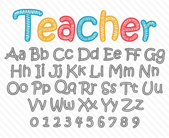 Kindergarten Font Best Kindergarten Fonts (FREE / Premium) 2024