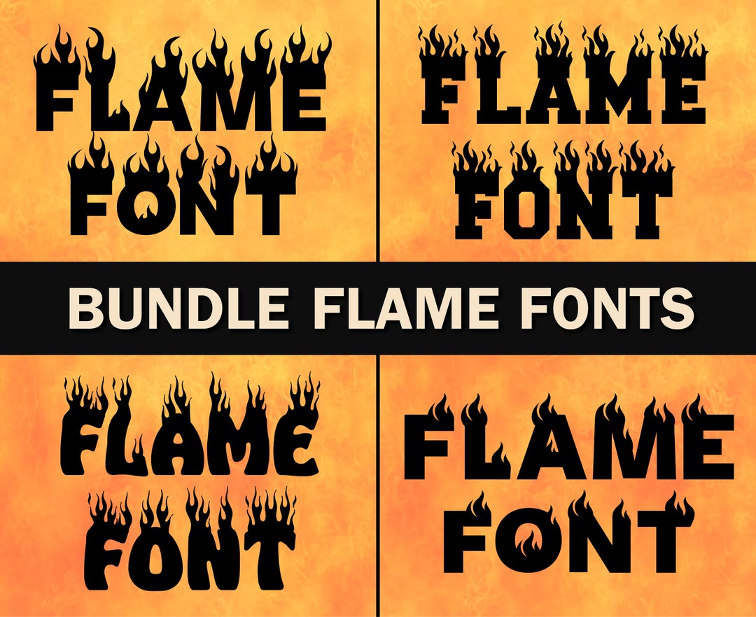 Flame Font Fire Font Burning Font Flaming Letters Font Burning Fire ...