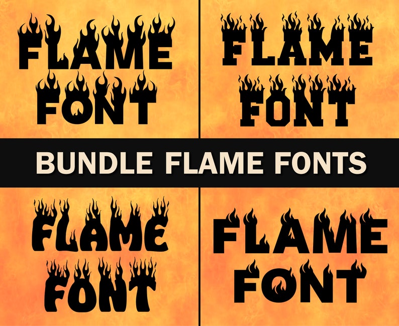 Flame Font Fire Font Burning Font Flaming Letters Font Burning Fire ...