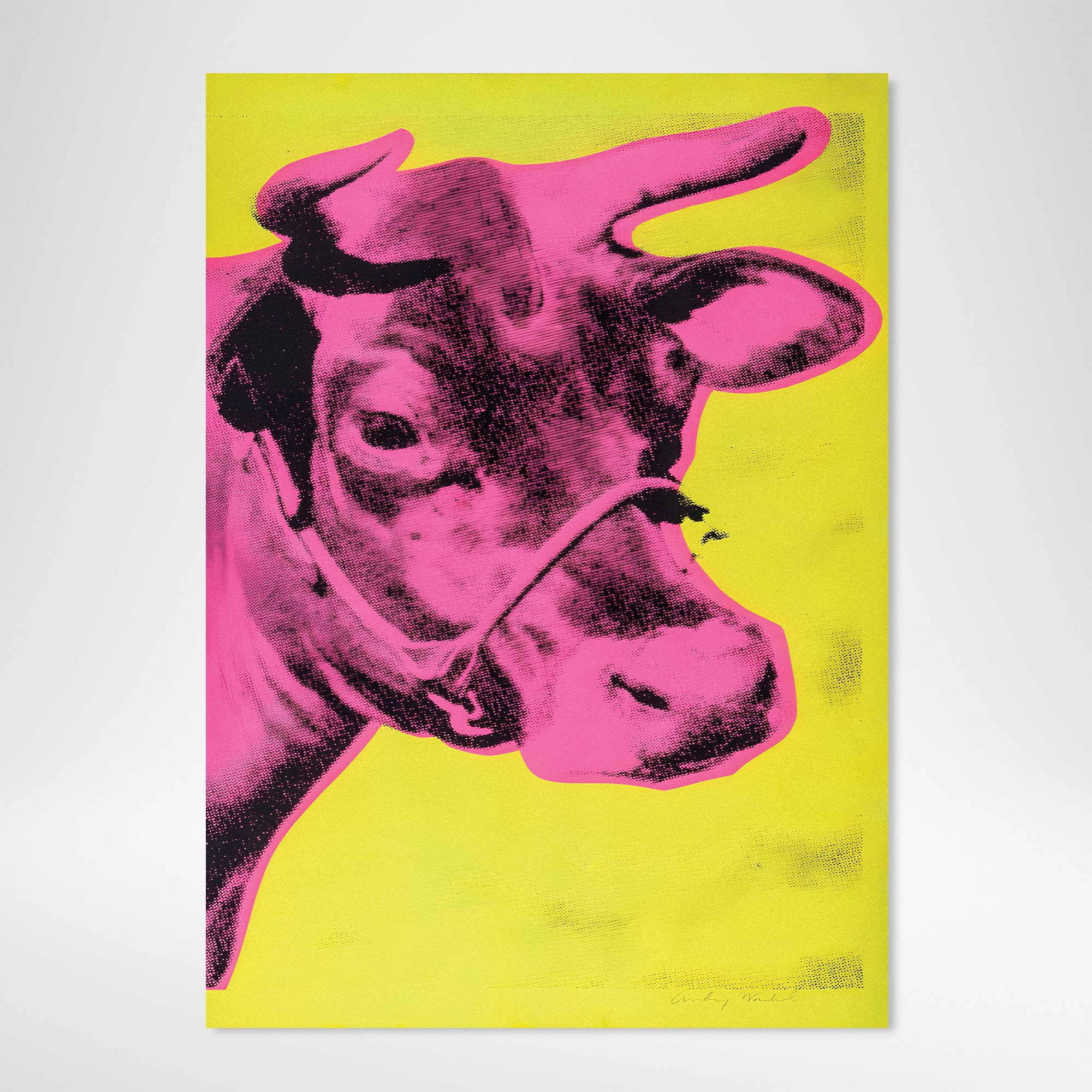Andy Warhol Cow, Andy Warhol Poster | Wall Art, Pink Cow Art, Pop Art ...