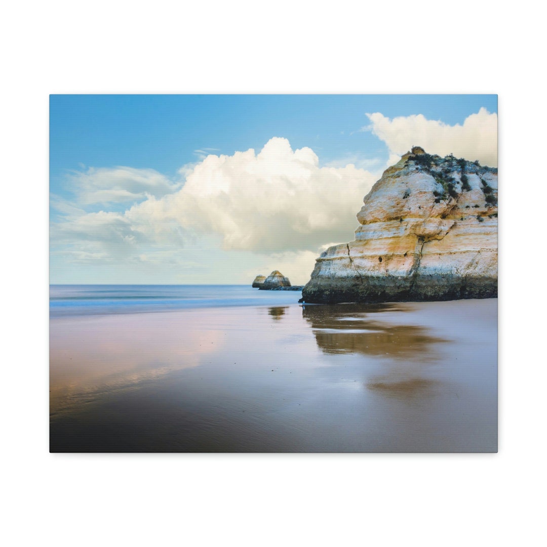 Playa De Portimao, Canvas, Wall Art, Decor, Home, Office, Gift, Water ...