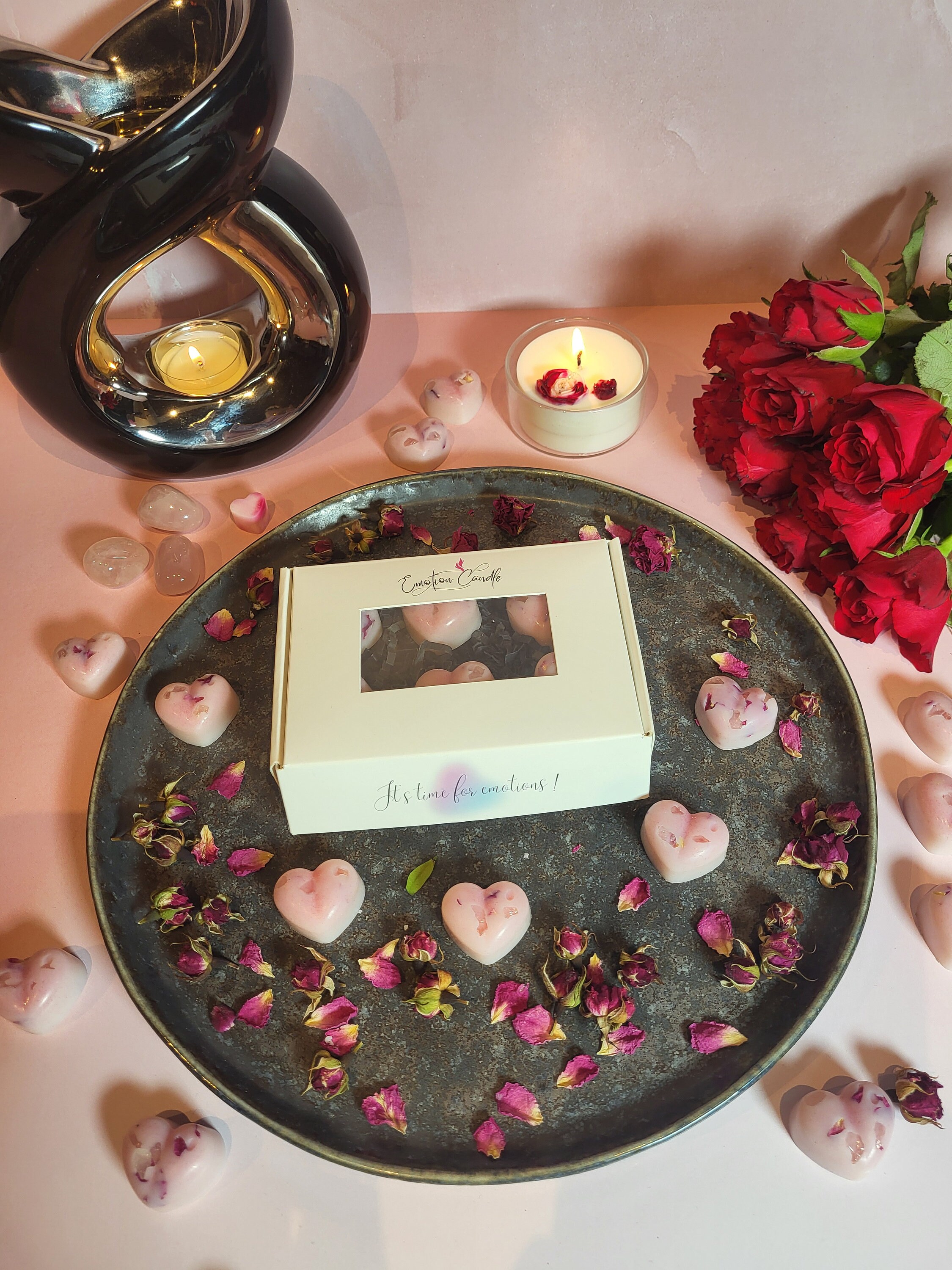 Wax Melts Rose Dream, Natural Soy Wax, Scented Melt, Scented Wax Rose ...