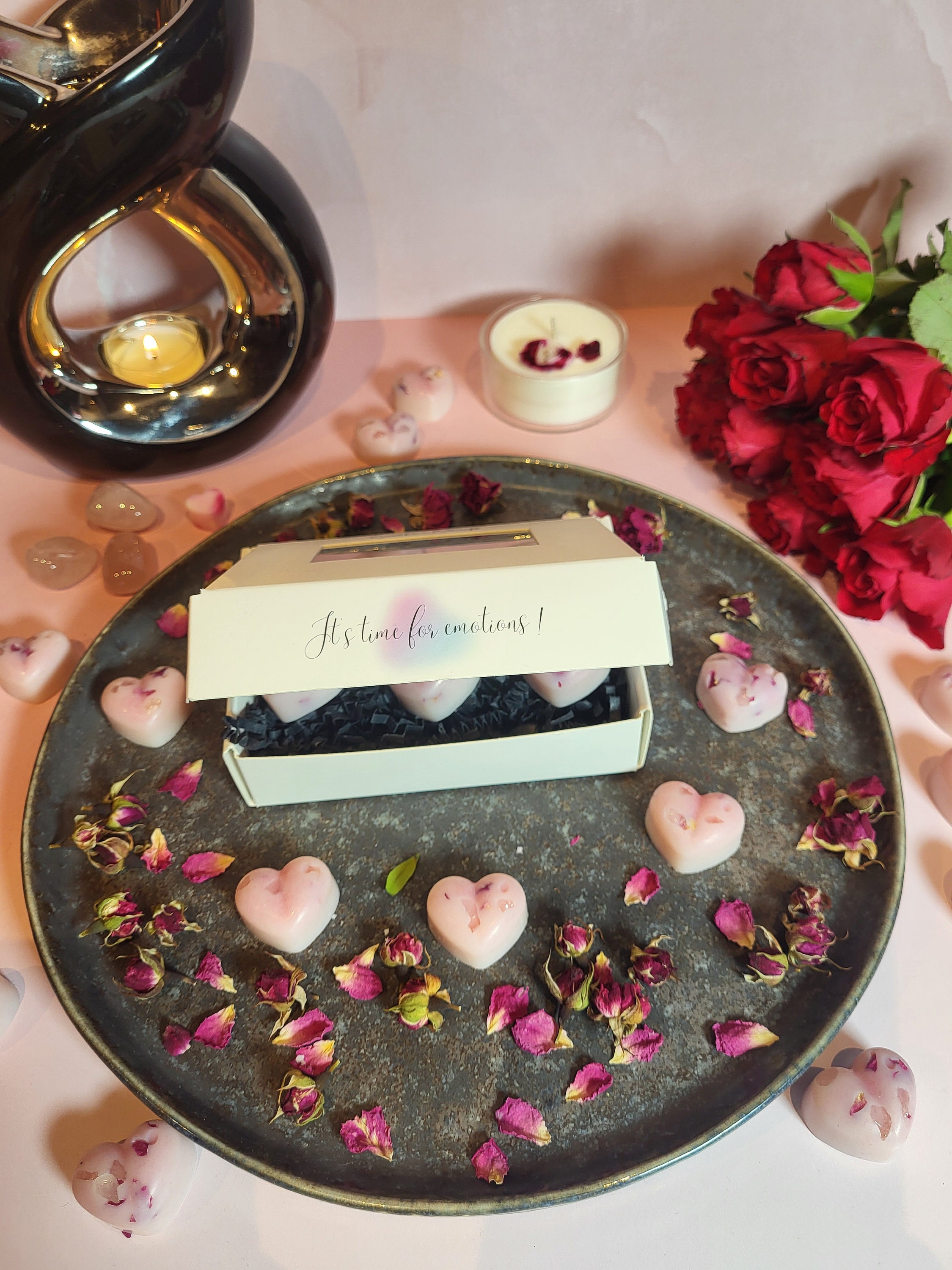 Wax Melts Rose Dream, Natural Soy Wax, Scented Melt, Scented Wax Rose ...