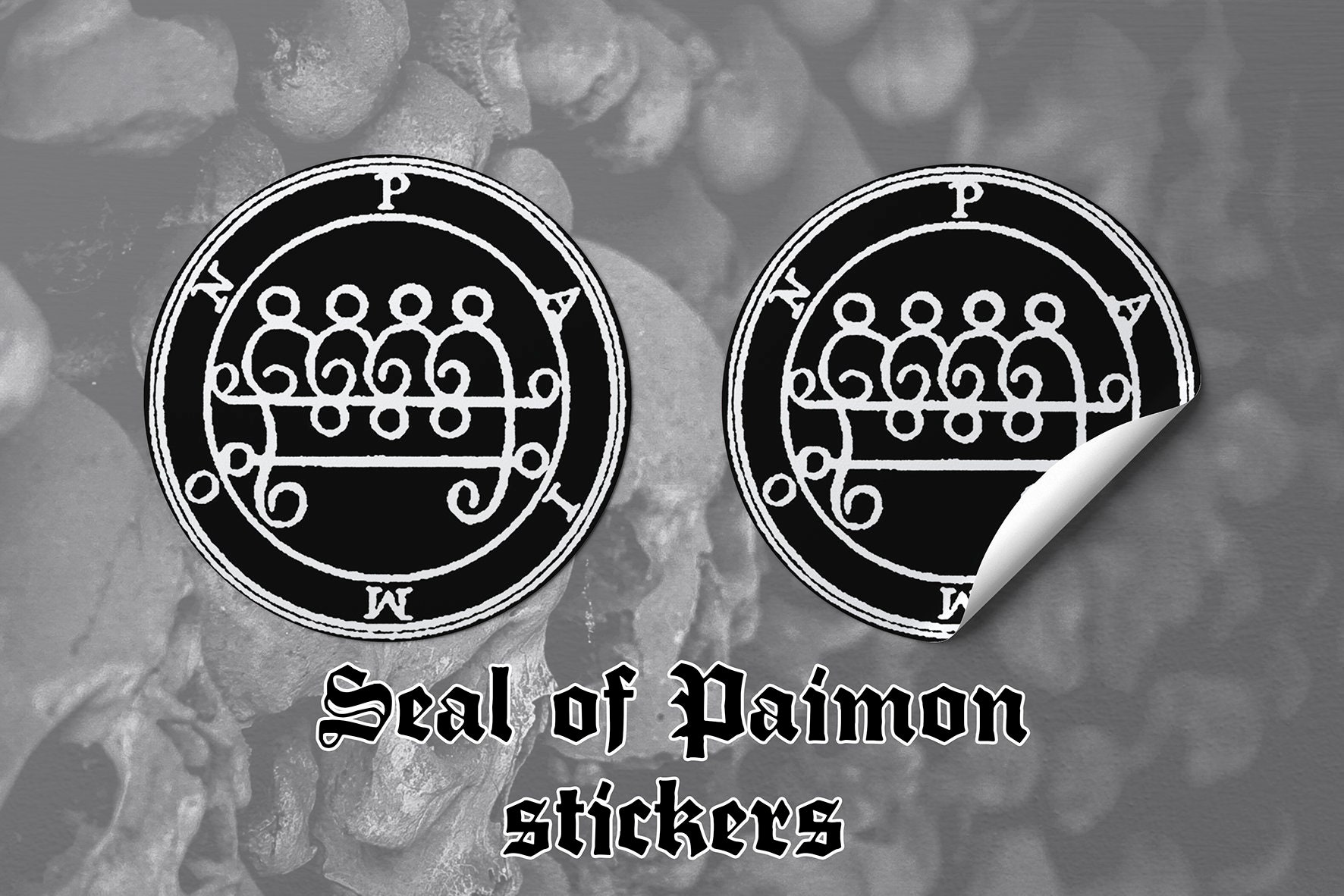 Seal of Paimon Occult Stickers - Etsy