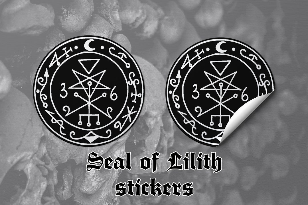 Seal of Lilith Occult Sticker - Etsy