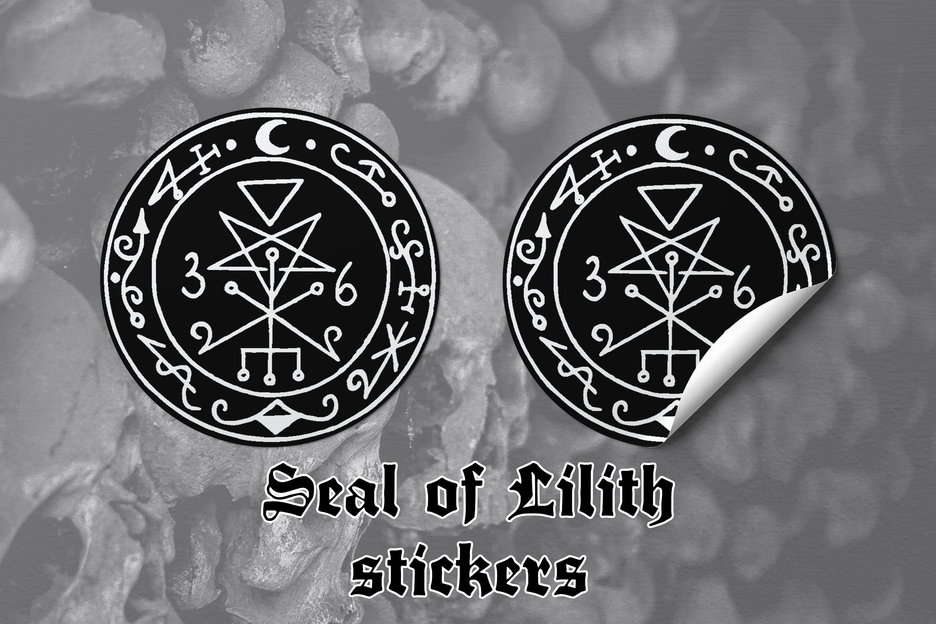 Seal of Lilith Occult Sticker - Etsy