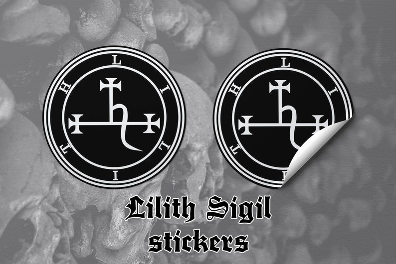 Lilith Sigil Occult Sticker - Etsy