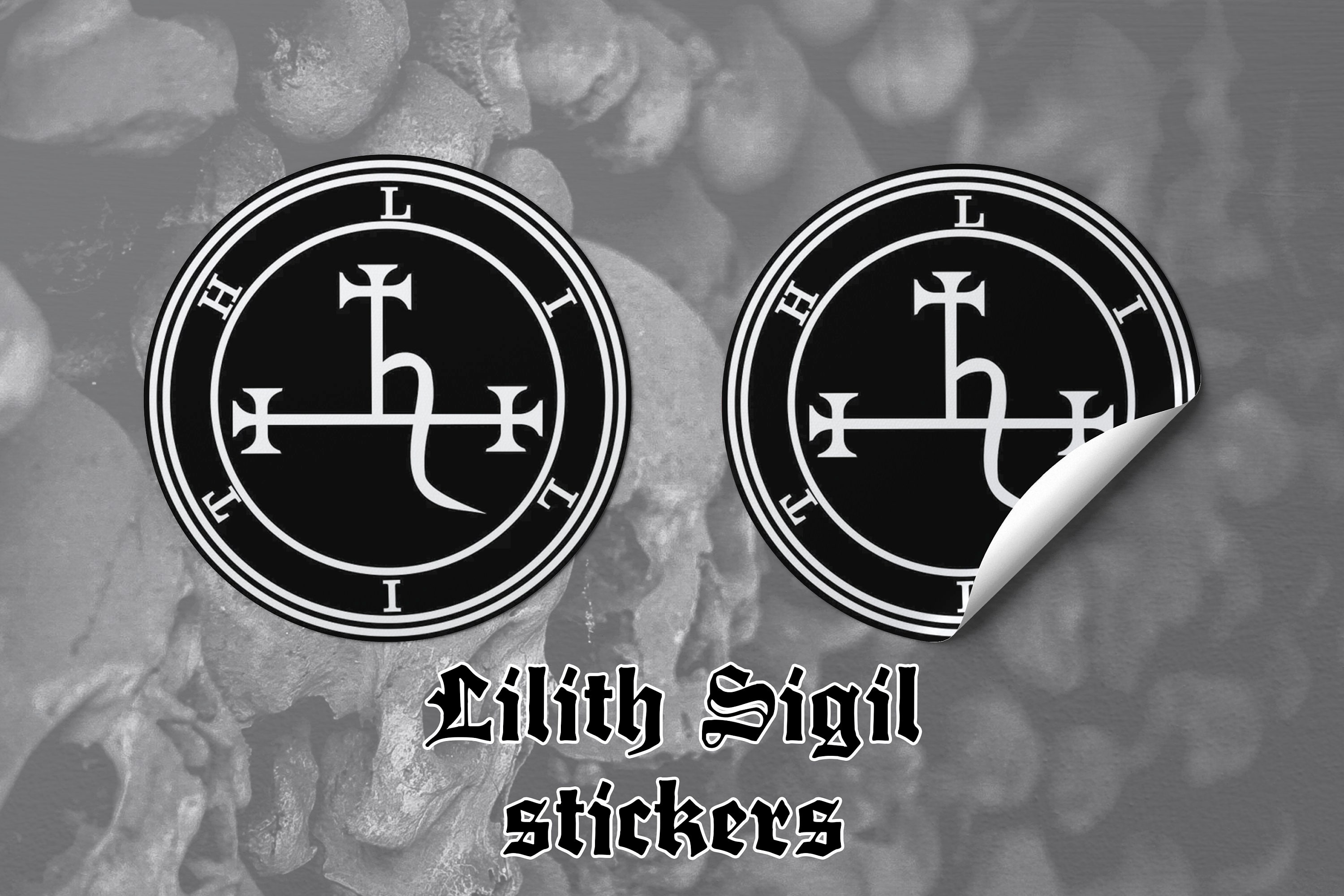 Lilith Sigil Occult Sticker - Etsy
